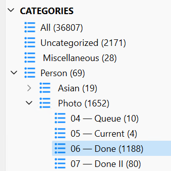 Parent category does not properly sum the number of torrents in child ...