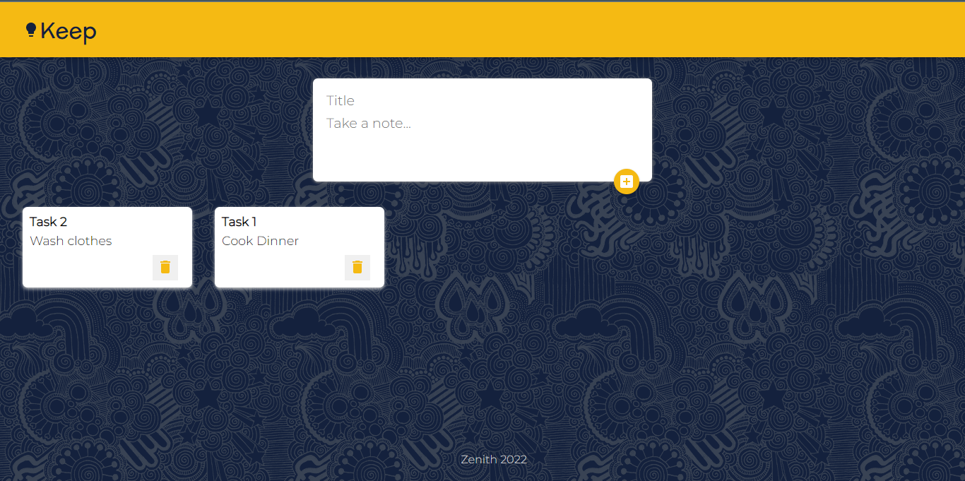 GitHub - zzethh/Google-Keep-Clone: A Decentralized version of goole keep.