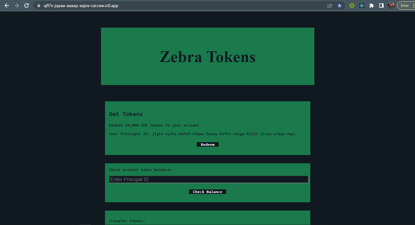 GitHub - zzethh/Zebra-Crypto-Token: I created own Crypto Token from scratch.