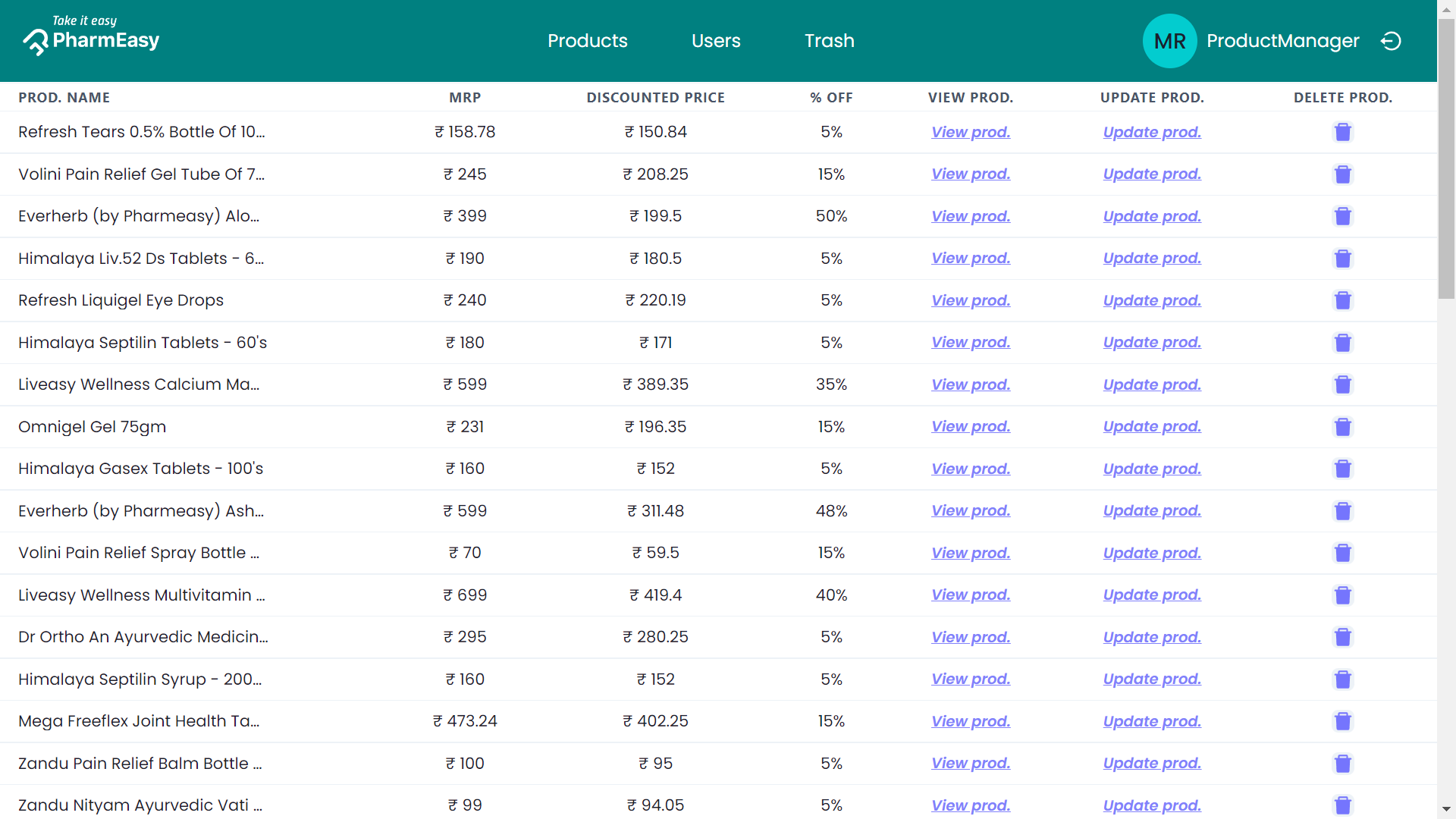 GitHub - actuallyakshay/Pharmeasy-Clone: This is an E-Commerce Pharma website, which provides ...