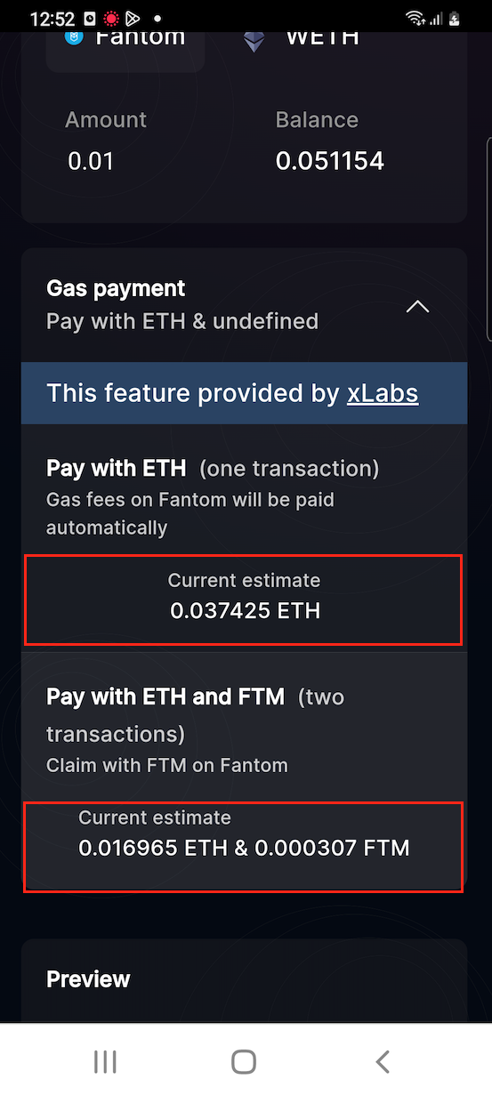 [QA] Mobile: Text in the “Gas payment” section should be left-aligned · Issue #281 · wormhole ...
