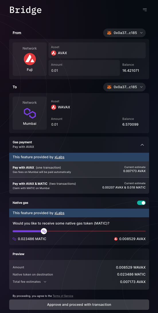 Gas conversion amount · Issue #254 · wormhole-foundation/wormhole-connect · GitHub
