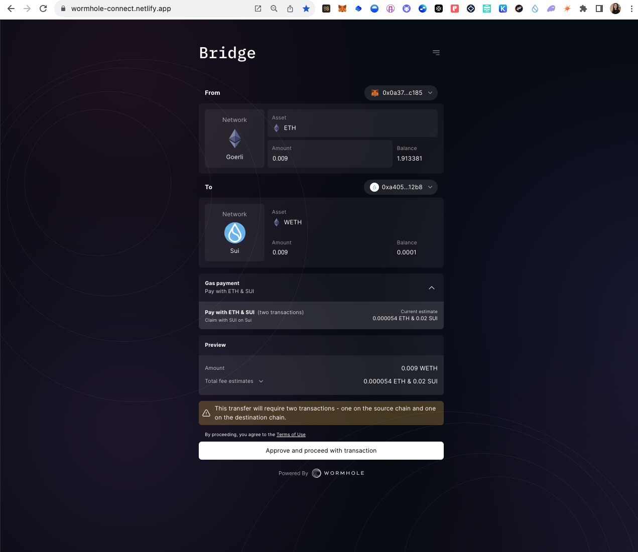 [QA] Option "Pay with one transaction" is present on Mainnet but is not ...
