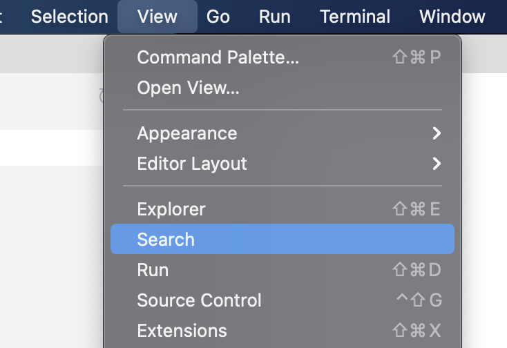 Keybinding For Search View Missing From View And Sidebar · Issue 115556 · Microsoftvscode · Github