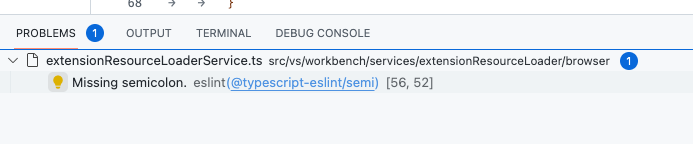 Problems view problems should include direct link for code actions ...