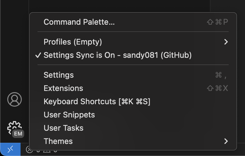 Settings Sync is On should show what account it is using · Issue #185352 · microsoft/vscode · GitHub