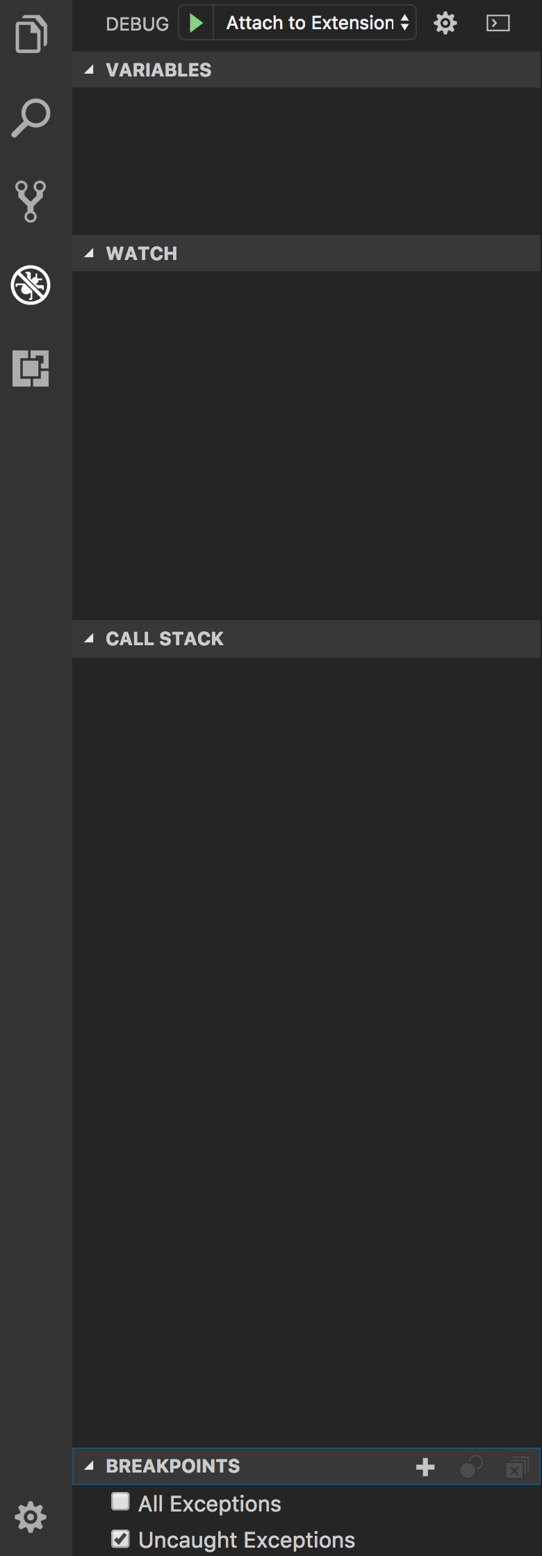 Debug viewlet section headers are blank · Issue #28650 · microsoft/vscode · GitHub