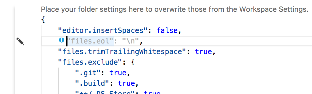 Multi root: indicate unsupported settings on a folder level visually ...