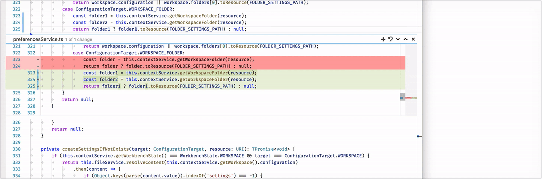 Inline change view is not resized with window resize · Issue #37233 ...