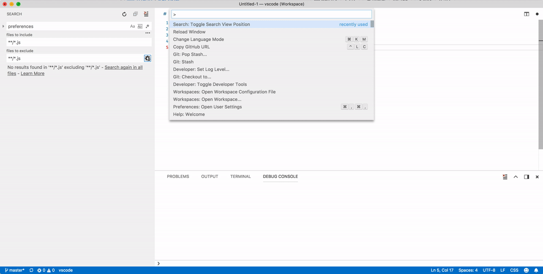Toggling search viewlet is showing different search results · Issue #48686 · microsoft/vscode ...
