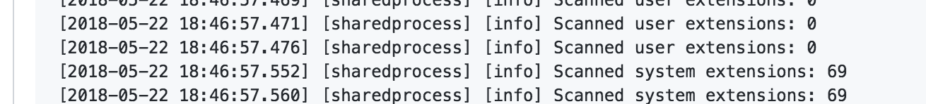 Extensions loads infinitely · Issue #50159 · microsoft/vscode · GitHub