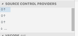 Empty space in Source Control Providers view · Issue #67378 · microsoft/vscode · GitHub