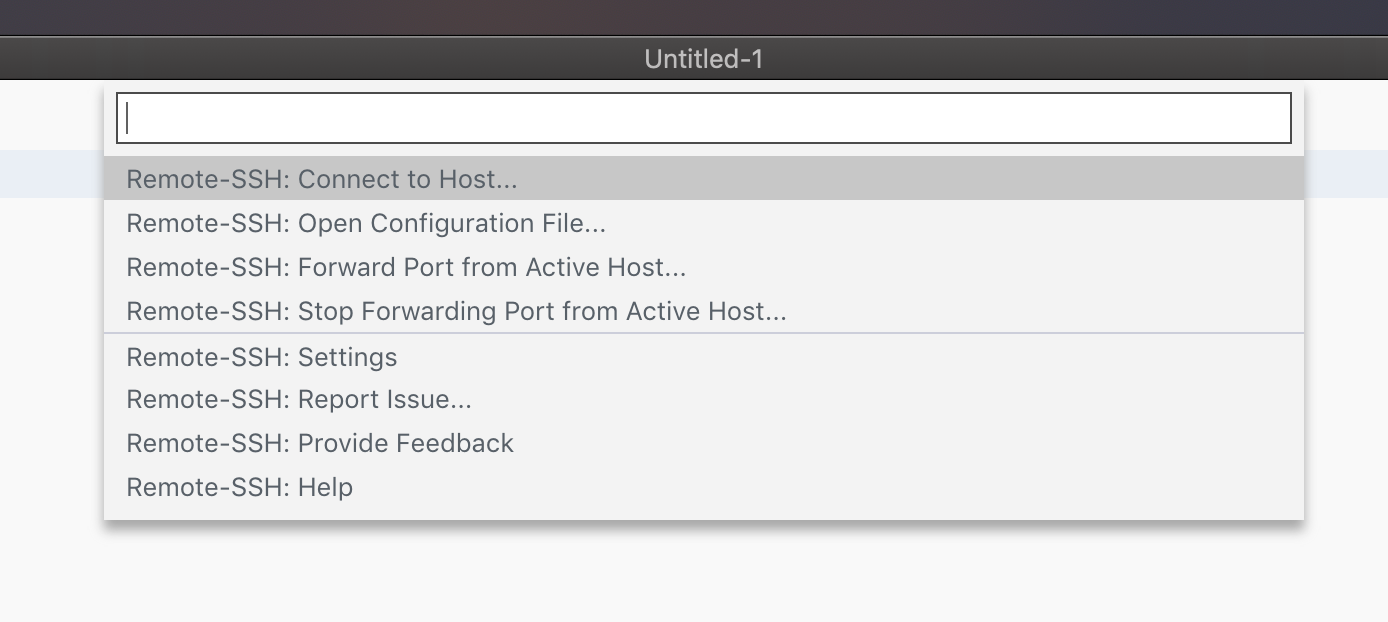 Show New SSH window command also in the SSH status bar commands contribution · Issue #9 ...