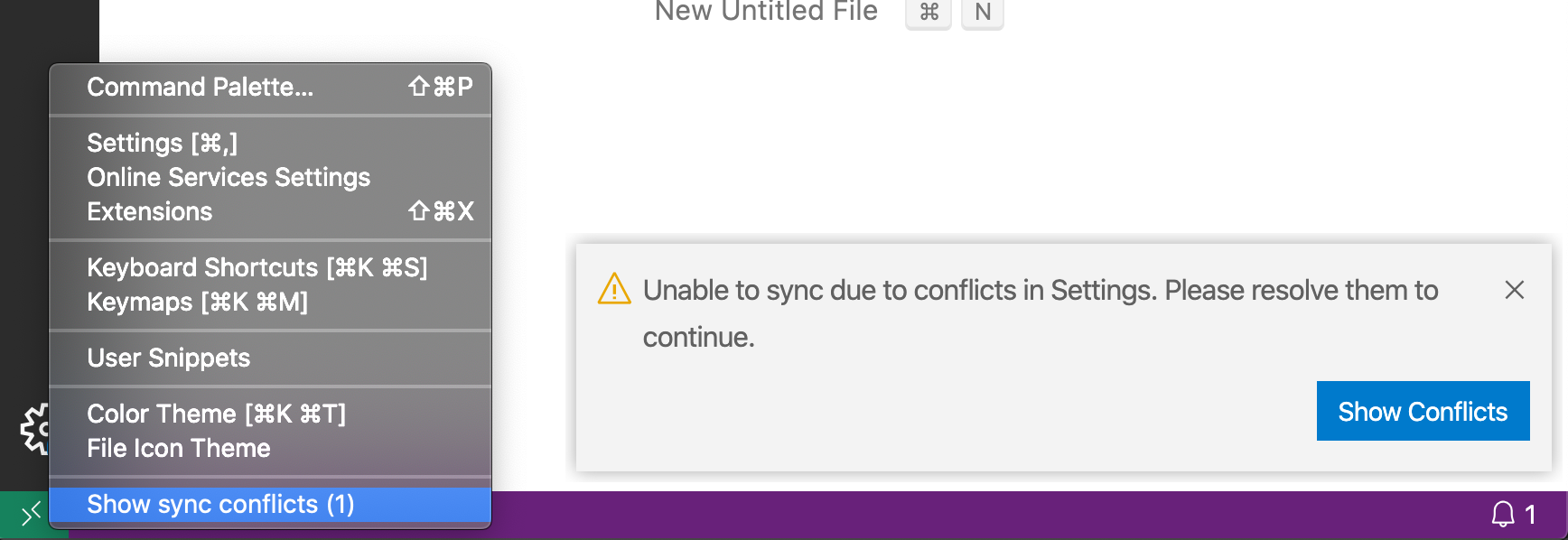 Ux Start Settings Sync · Issue 85216 · Microsoftvscode · Github