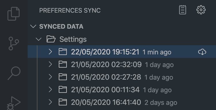 Older insiders corrupted settings while syncing · Issue #98389 · microsoft/vscode · GitHub