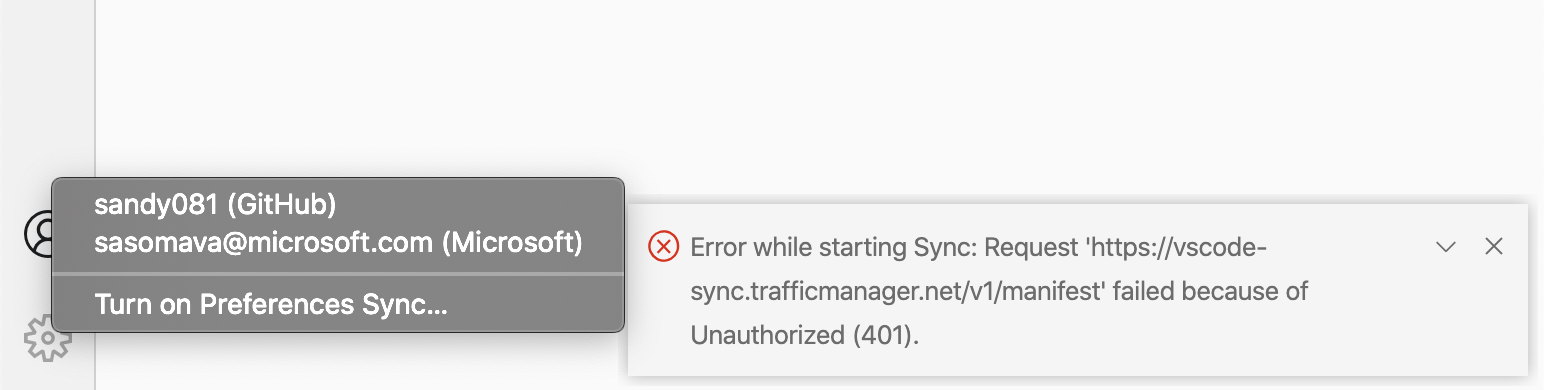 Preferences Sync making too many requests · Issue #98625 · microsoft ...
