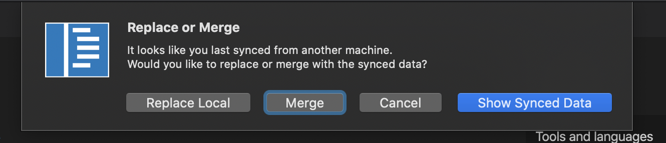 Cancel button is not in right spot when turning on sync · Issue #99274 · microsoft/vscode · GitHub
