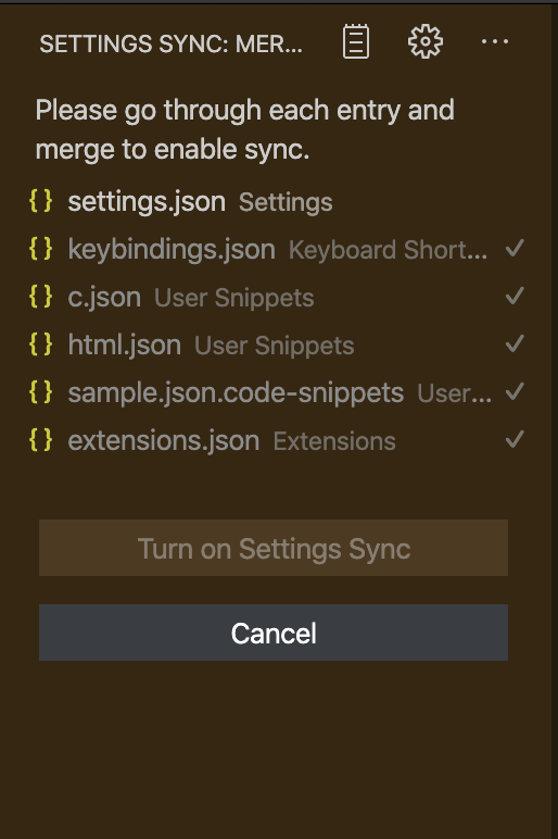 Setting Sync: multiple conflicts shows weirdly worded options · Issue #103863 · microsoft/vscode ...