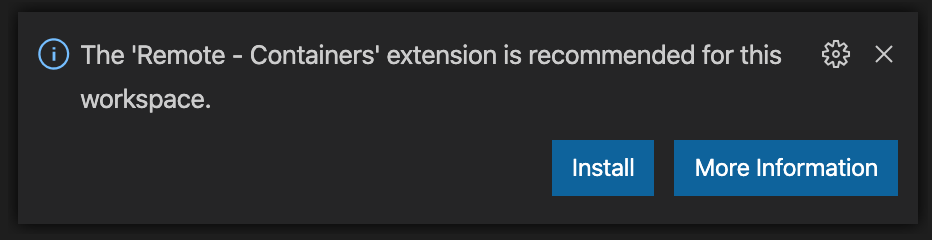 VS Code does not prompt to install Remote-Containers extension · Issue ...