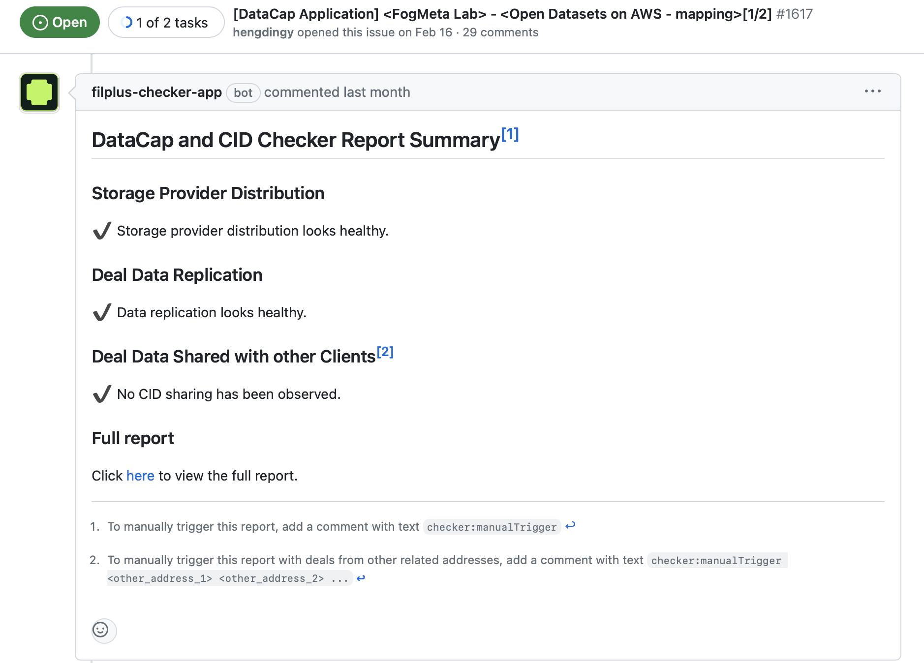 Auduting DC FogMeta Labs LDNs · Issue #897 · filecoin-project/notary-governance · GitHub