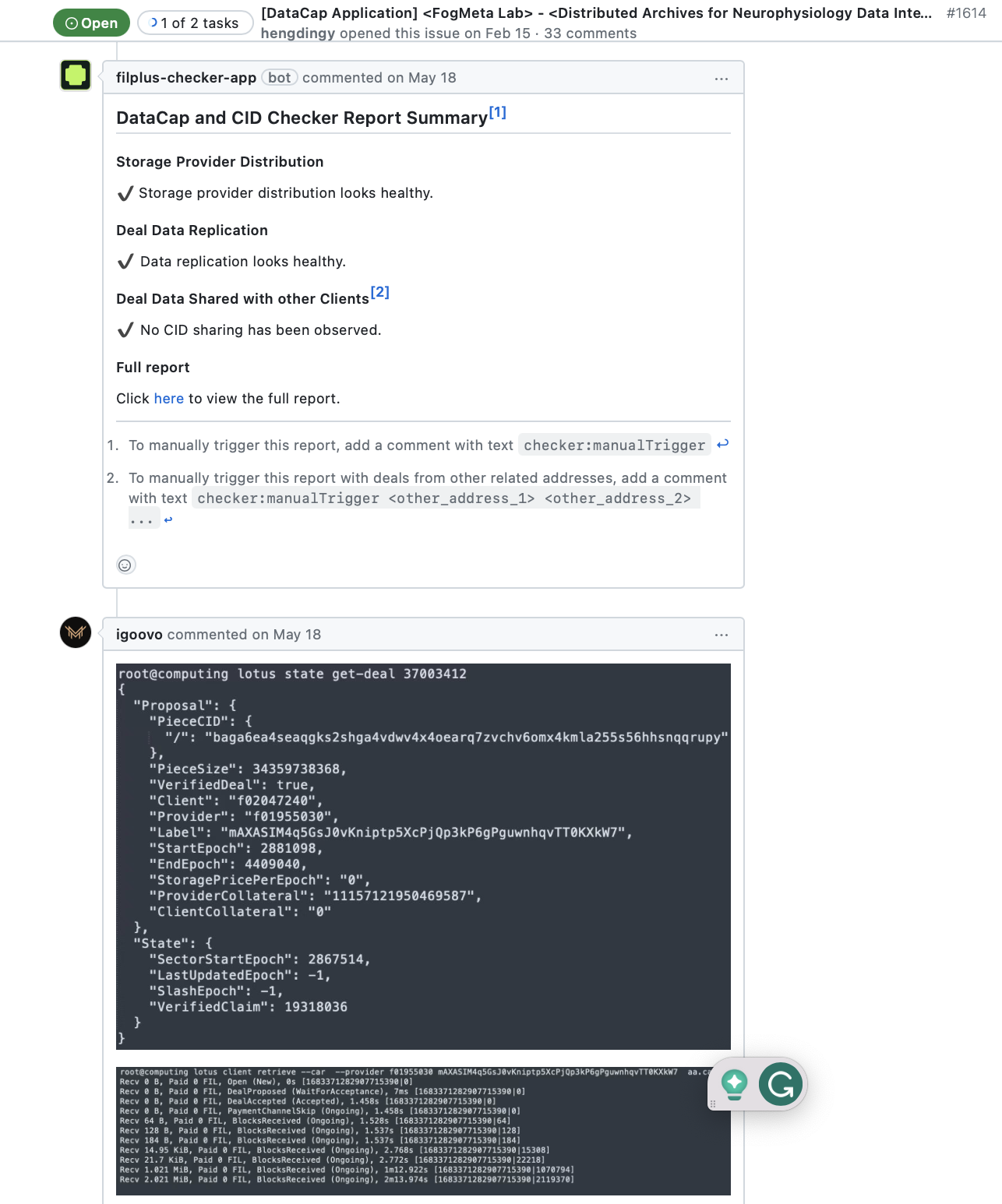 Auduting DC FogMeta Labs LDNs · Issue #897 · filecoin-project/notary-governance · GitHub