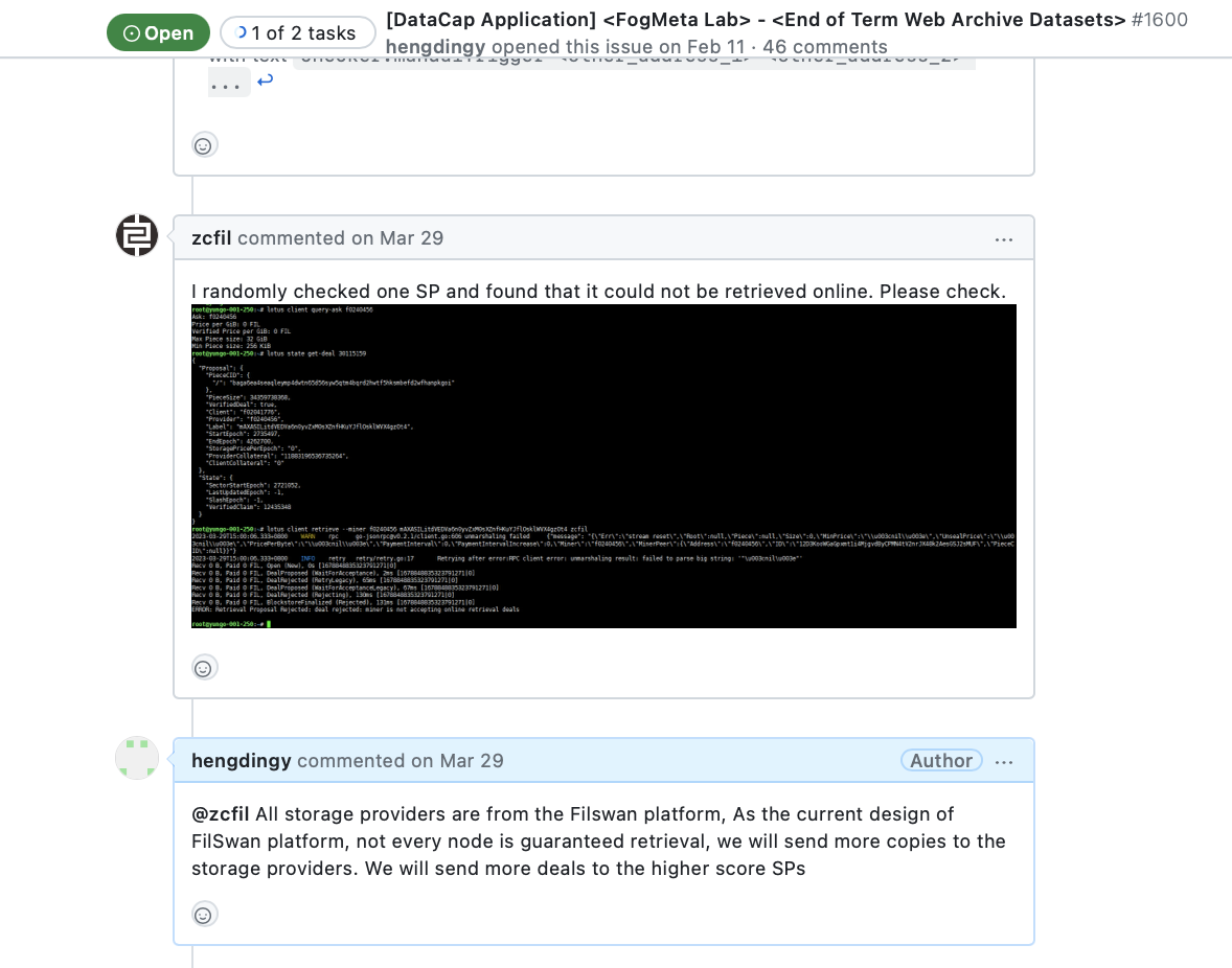 Auduting DC FogMeta Labs LDNs · Issue #897 · filecoin-project/notary-governance · GitHub