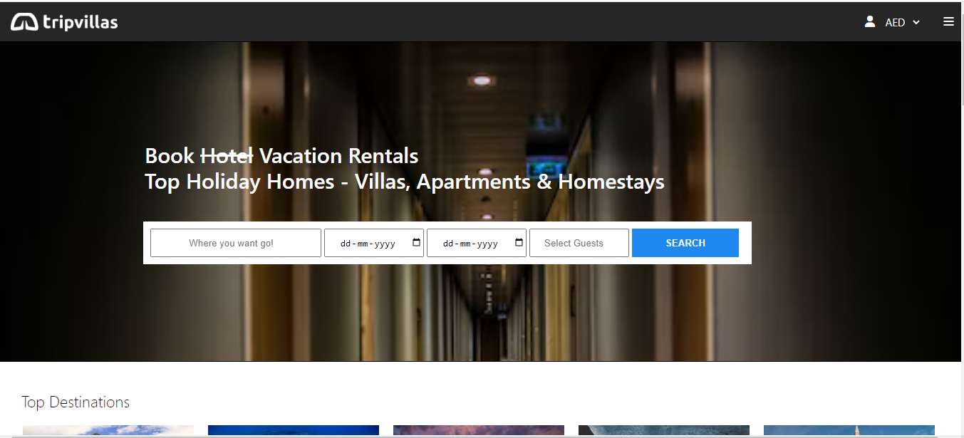 GitHub - Sachin1yadav/Trip-Vilass-clone: hii, this is a clone of TripVillas .Its a hotel booking ...