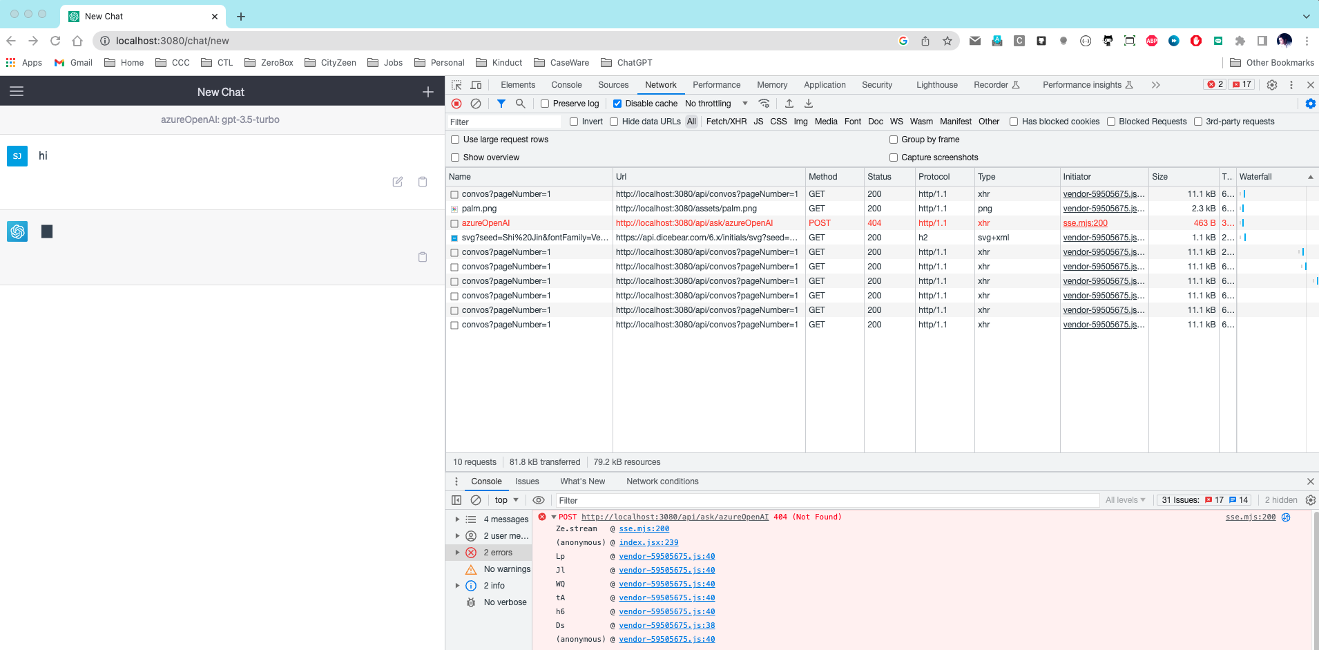 Request Azureopenai Api As Its Own Endpoint · Issue 548 · Danny Avilalibrechat · Github