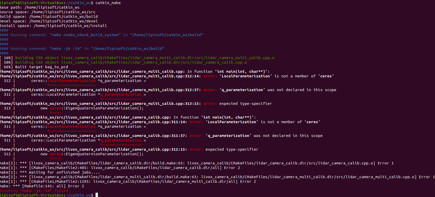 Install problem · Issue #76 · hku-mars/livox_camera_calib · GitHub