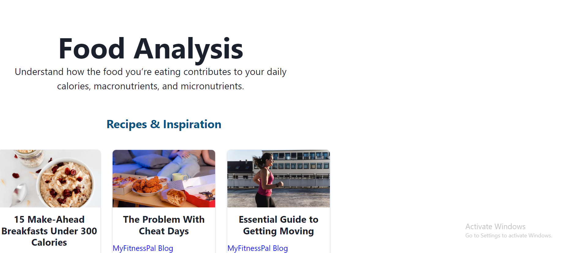 GitHub - satan7549/My-Fitness-Pal-Clone: MyFitnessPal is one of the ...
