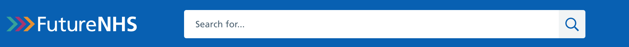 Change place holder text in the searchbar to 'Search FutureNHS for...' · Issue #355 · nhsengland ...