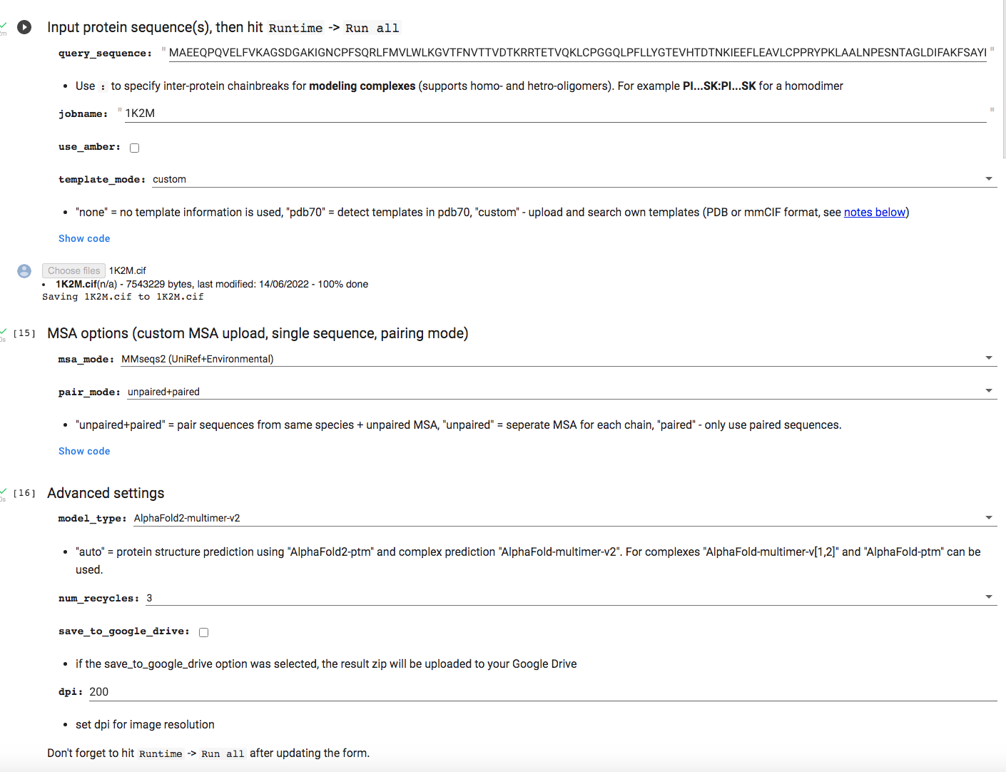 No such file or directory when using custom template · Issue #240 · sokrypton/ColabFold · GitHub