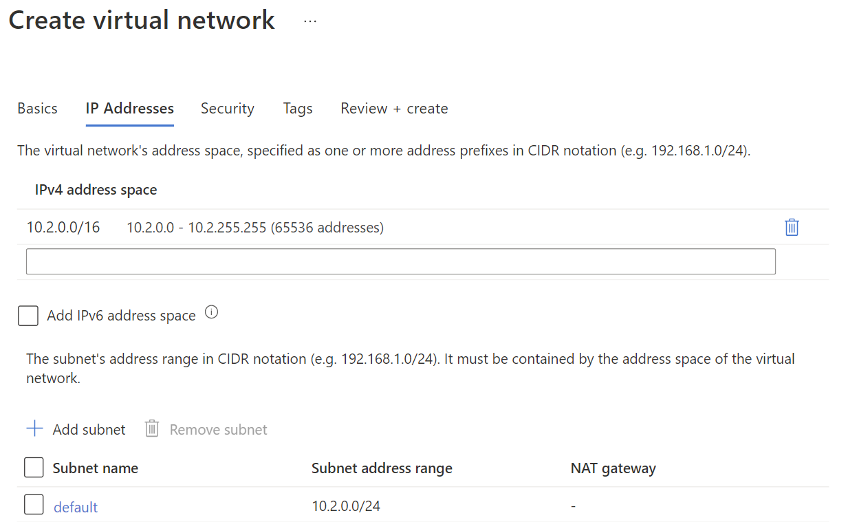 Azure Virtual Network Creation Sometimes Uses A New Ui Sometimes 