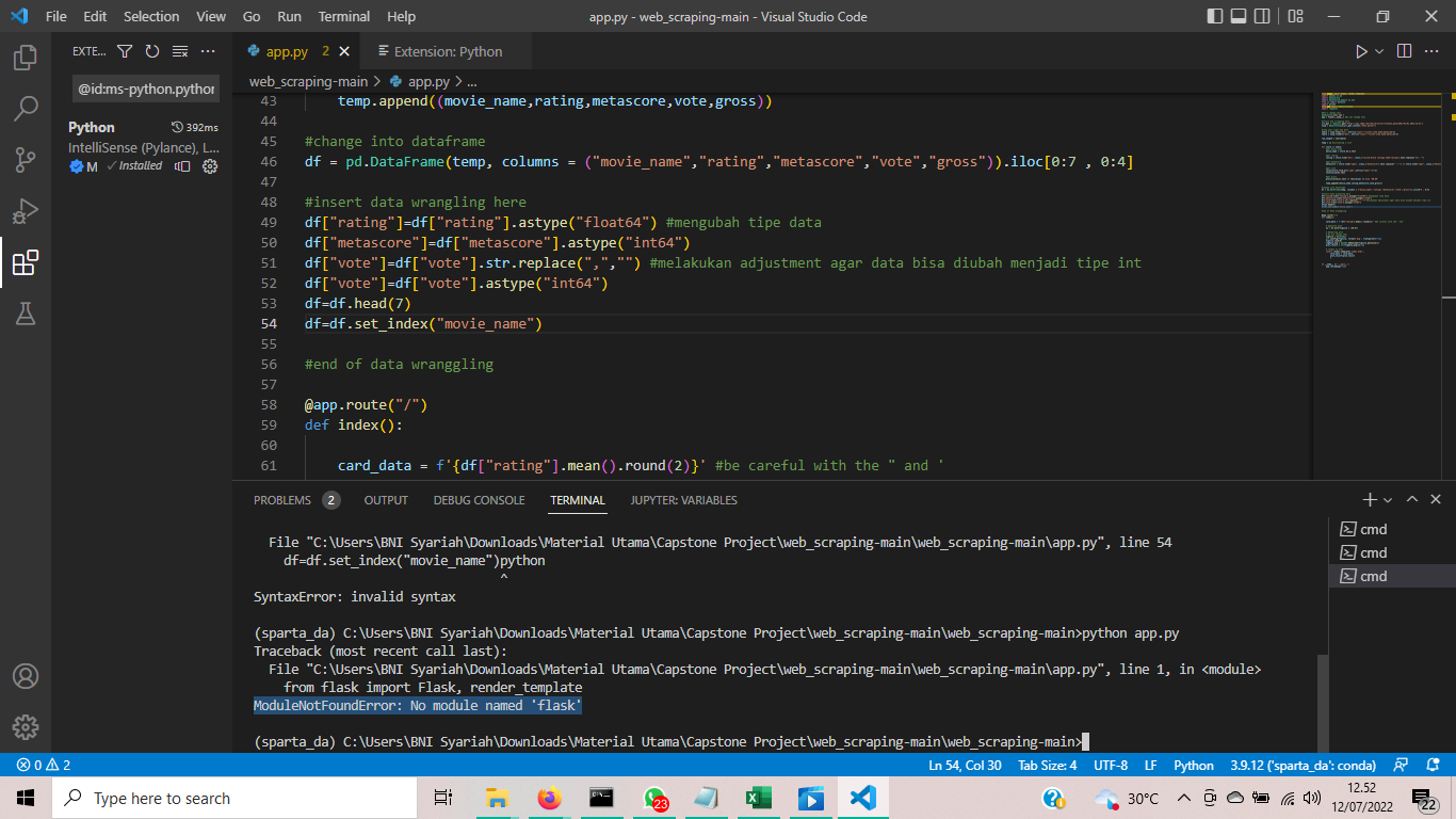 Capstone - tidak bisa mengubah tipe data · teamalgoritma community · Discussion #203 · GitHub