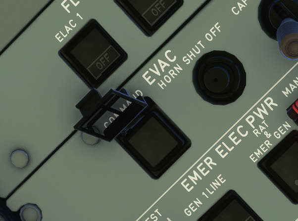 EVAC COMMAND lights does not illuminate · Issue #4204 · flybywiresim/aircraft · GitHub