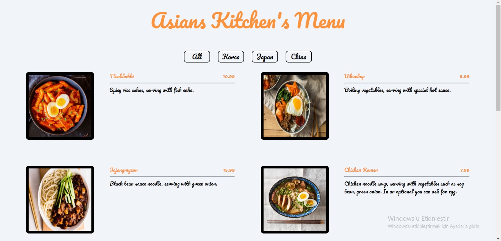 GitHub - thetise/Asian-Kitchen-s-Menu: The site is arranged in the form of a menu of a Far East ...