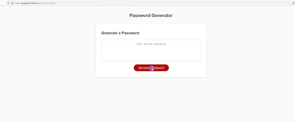 GitHub - LeenaJabr/Challenge-3-Password-Generator GitHub - LeenaJabr/Challenge-3-Password-Generator