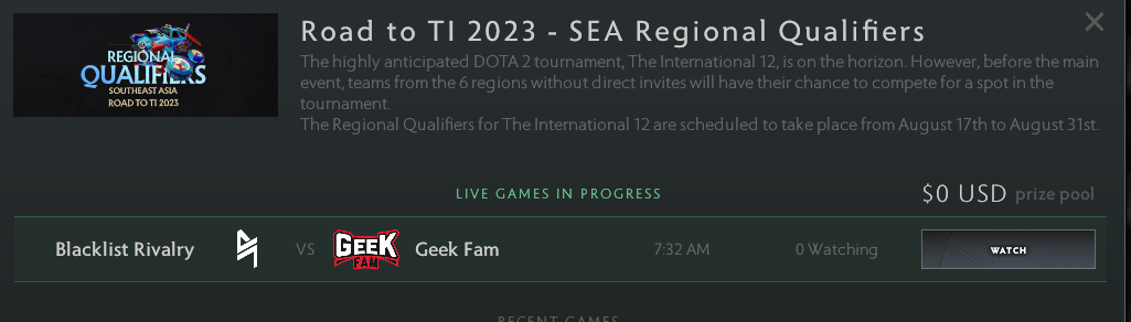 DotaTV can't watch the tournament since new graphic render update · Issue #11498 · ValveSoftware ...