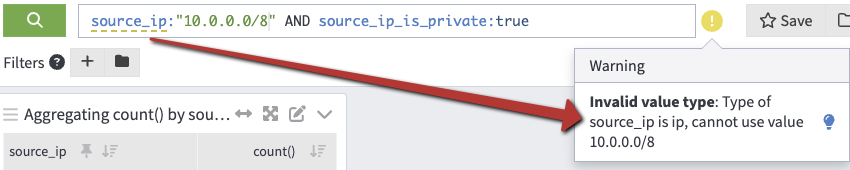 IP Address search using ip slash notation shows a validation warning · Issue #14142 · Graylog2 ...