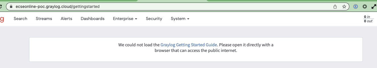 Getting Started Page Intermittently Fails To Load · Issue 14488 · Graylog2 Graylog2 Server · Github