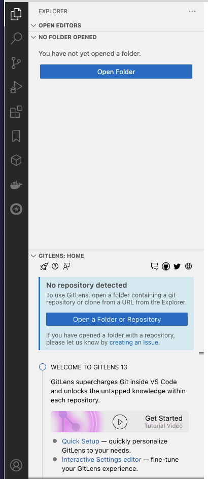 Gitlens Home Will Not Stay Collapsed Always Reopens When Opening Vscode · Issue 2631 