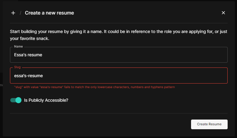 Bug Bad Characters In Slug · Issue 706 · Amruthpillaireactive Resume · Github