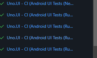 ci: Unify CI task names by MartinZikmund · Pull Request #9294 · unoplatform/uno · GitHub