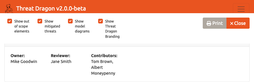 Different browser widths cause misformating of the report · Issue #598 · OWASP/threat-dragon ...