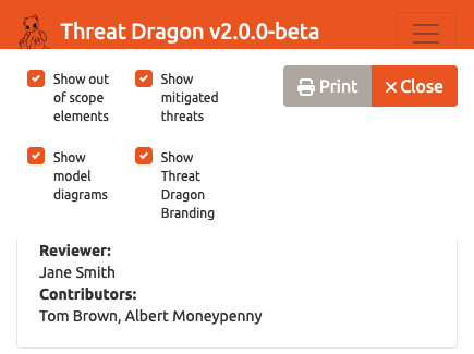 Different browser widths cause misformating of the report · Issue #598 · OWASP/threat-dragon ...