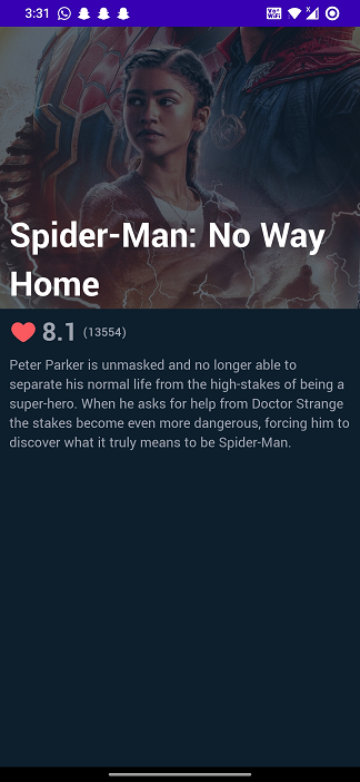 GitHub - ShravanChilka/MovieRating: API based Movie Rating App using Recycler View, The data is ...