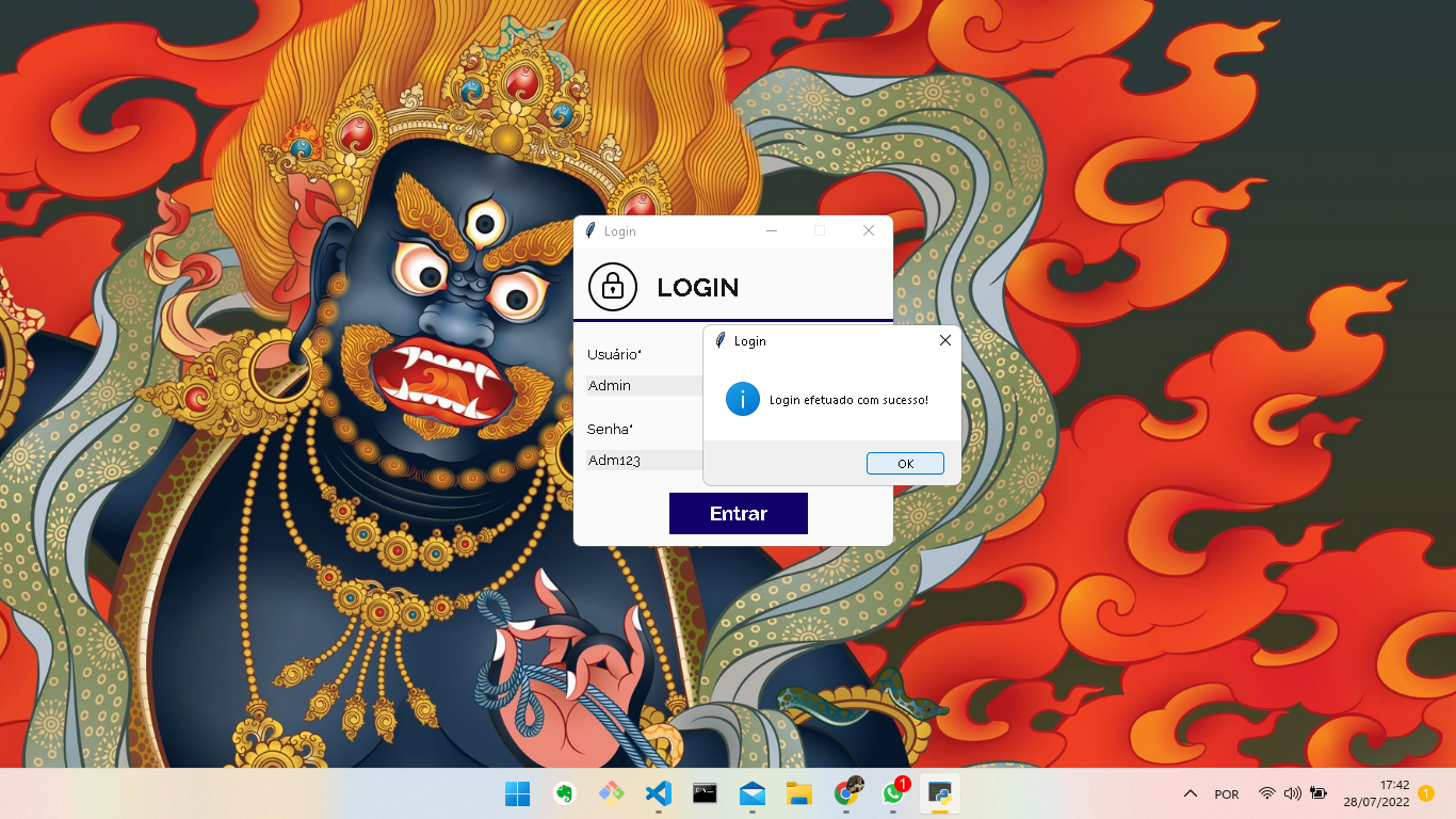 GitHub - GabrielArienti/Login-screen: Aplicação feita em Python usando ...
