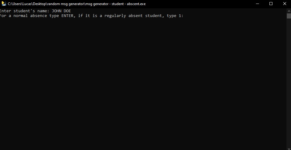Github Git Lucas M Random Msg Generator Py A Python Bot Converted To