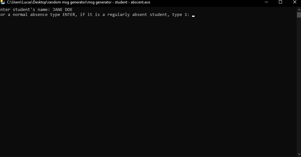 Github Git Lucas M Random Msg Generator Py A Python Bot Converted To