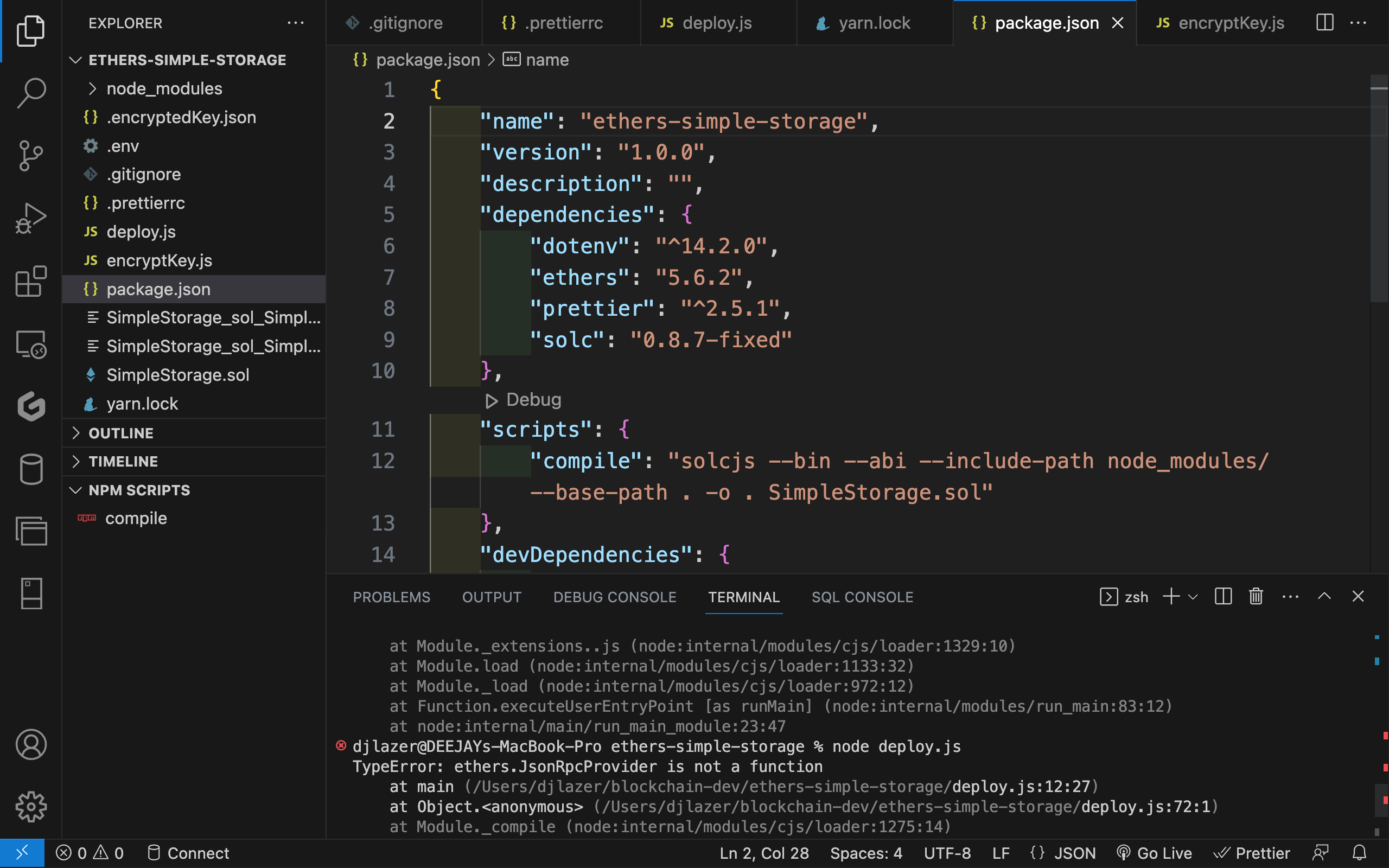 Lesson 5: contract.deploymentTransaction.wait is not a function ...